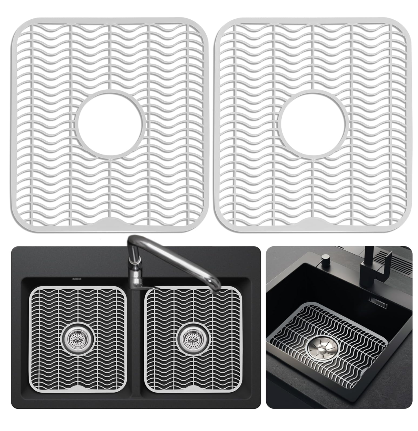 Sink Dish Rack Set of 2 - 12" x 11" – Sinks | Kitchen Sinks | Bathroom ...