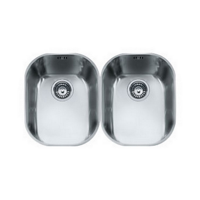 Franke Compact CPX120 Undermount Double Bowl Stainless Steel Sink ...