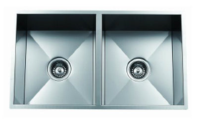 C-Tech-I Linea Zampina Messina ZS-100 Double Bowl Stainless Steel Sink ...