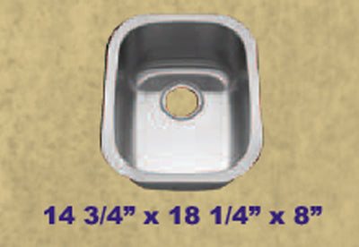 Royalty "Prince" R10 Single Bowl Stainless Steel Kitchen Sink – Sinks ...